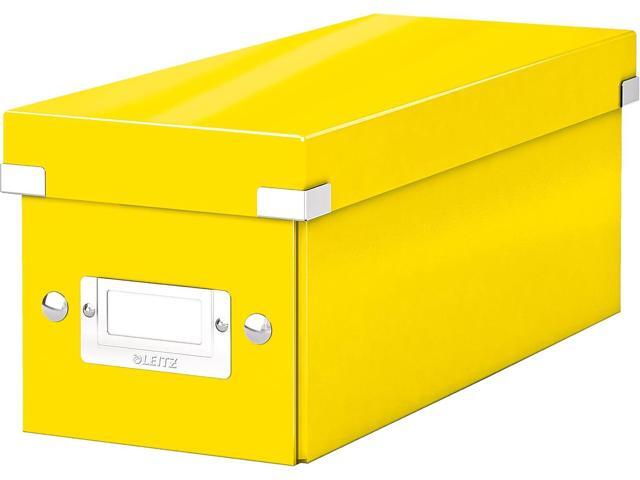 Leitz CD Storage Box, Yellow, Click and Store Range, 60410016 - Newegg.com