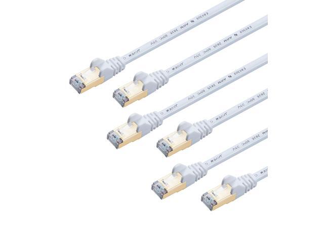JAVEX CAT6A / CAT 7 Ethernet Patch Cable Network Internet Cord RJ45 ...