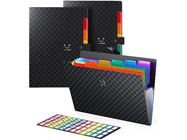 ABC life 3 Pack Expanding File Folder Organizer/Important Document ...