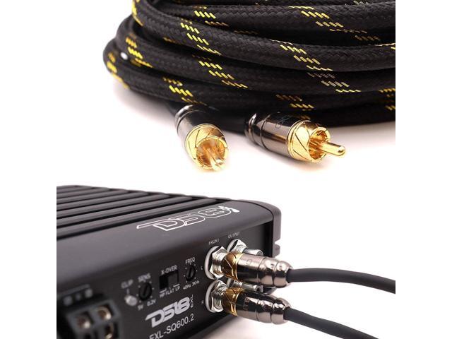 FOR-PRO 100% OFC Copper 2 Channel 12 ft RCA Audio Interconnect Stereo ...