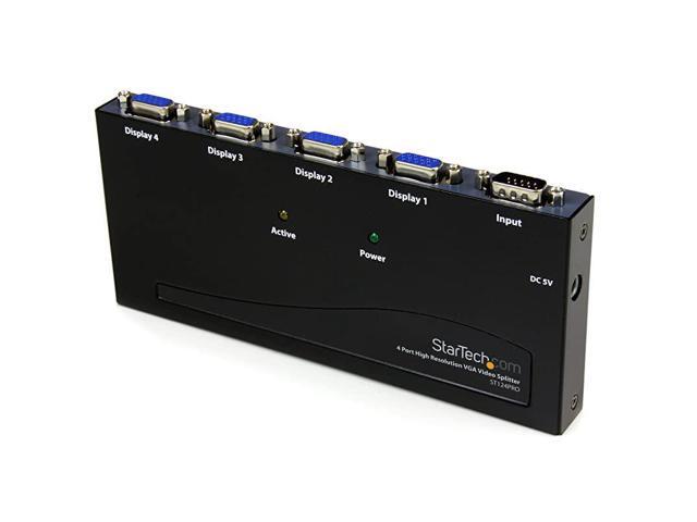 FOR-com 4Port VGA Video Splitter 300 MHz VGA Splitter 4 port 2048x1536 ...