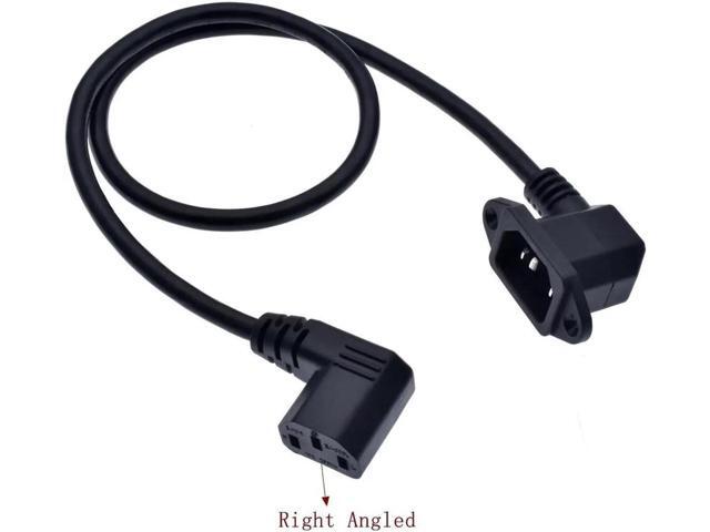 IEC320 C14 with screw holes Right Angled and C13 Right Angled, C14 to ...