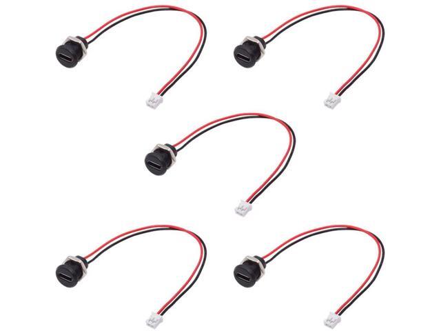 5pcs/set DIY OEM Type C Female Socket to 2Pin Header Cable Pitch=2.0mm ...