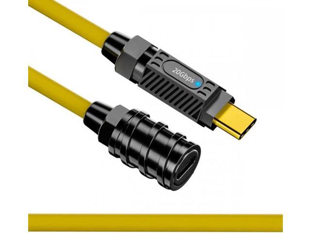 1.0M Ultra Soft High Flex USB-C USB4 Cable 20Gbps 140W 8K for Gaming ...