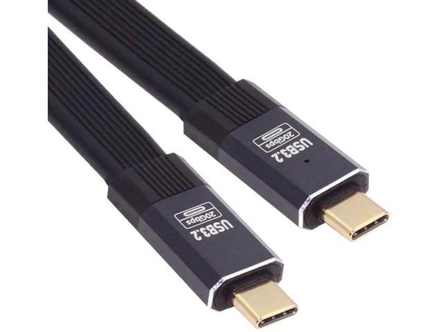 0.5M USB4 Cable 20Gbps Flat Slim FPC Cable with 100W and 8K@60Hz 5K ...