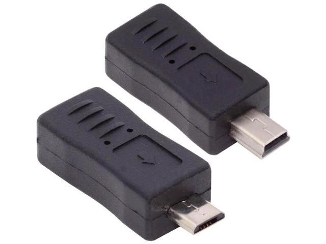 2pcs/lot Mini USB2.0 Male to Micro Female and Micro USB Male to Mini ...