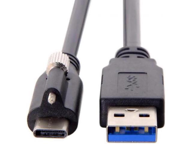 UC-045-1.2M USB 3.1 Type-C Locking Connector to Standard USB3.0 Data ...