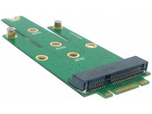 SA-067 M.2 NGFF PCI-E 2 LANE Golden Finger Pin to 50mm Mini-PCIE mSATA ...