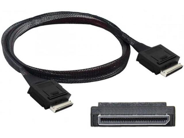 SF-049 OCuLink PCIe PCI-Express SFF-8611 8x 8-Lane to OCuLink SFF-8611 ...