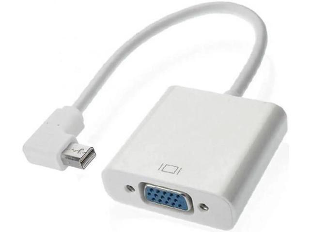 Right Angled 90 degree Mini DisplayPort DP Male to VGA RGB monitor ...
