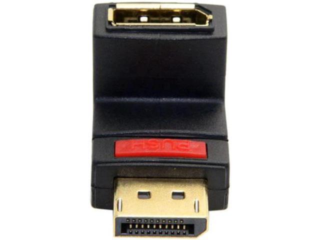 Up Angled 90 Degree DP DisplayPort Male to Female Extension Adapter 4K ...