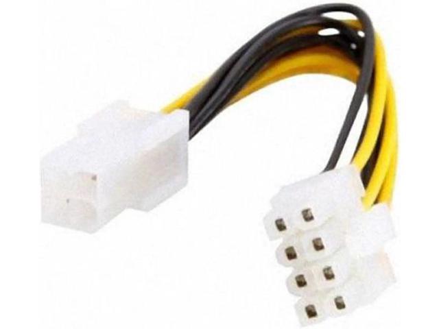 10cm 4Pin to 8 Pin EPS 12V ATX Motherboard Power Supply Adapter ...