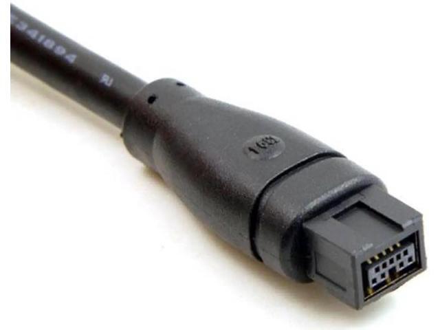 9 PIN / 6 PIN BETA FireWire 800 - FireWire 400 9-6 Cable IEEE 1394B 1 ...