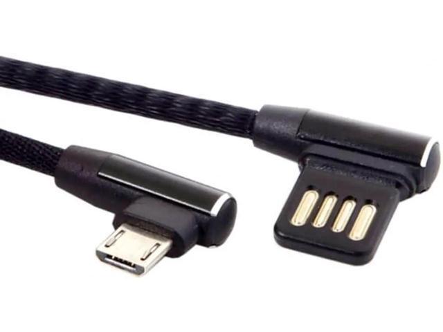 Micro USB 5Pin to Left Right Angled 90 Degree USB 2.0 Data Cable with ...