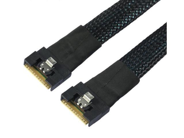 SlimSAs SFF-8654 8i 8x 4.0 All-Enclosed Anti-Slip Plug-In Server High ...