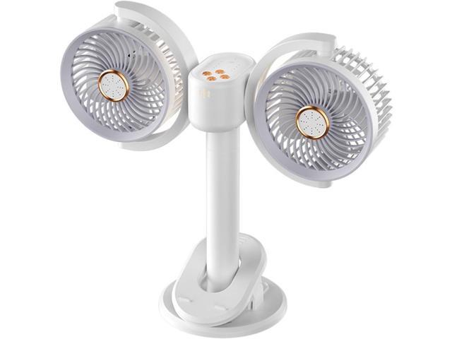 Portable Clip Circulation Desktop Fan Night Light USB Powered ...