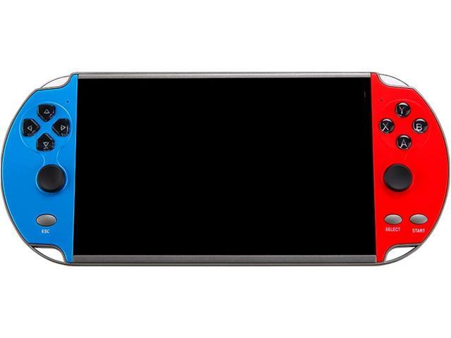 X12 Plus 7 inch Video Game Console Handheld Portable MP5, Built in 1000 ...