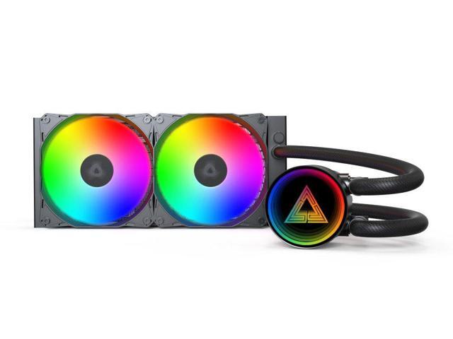 MONTECH LightFlow ARGB 240 CPU Liquid Cooler, 240mm AIO with Infinity ...