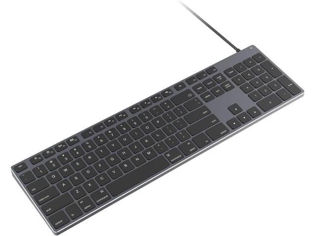 forAluminum USB Wired Keyboard with Numeric Keypad for Mac Pro Mini Mac ...