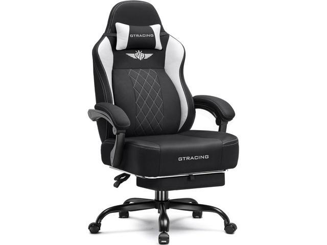 GTPLAYER Big and Tall Gaming Chair Breathable Fabric Computer Chair ...