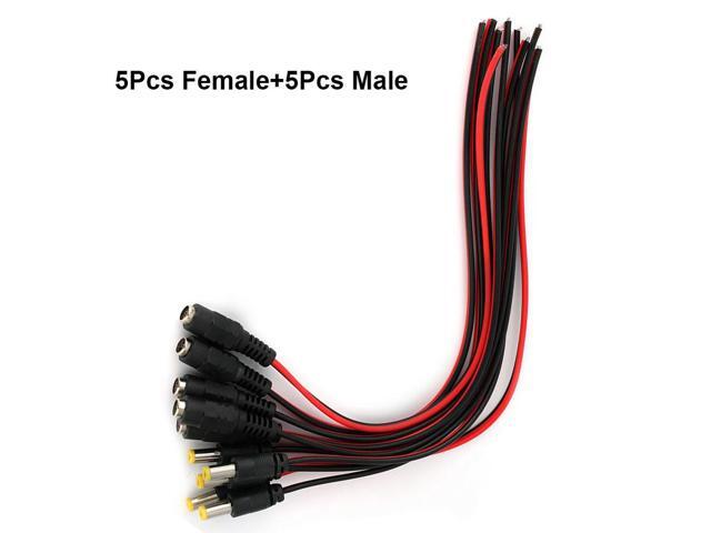 Professional Grade DC Connector Cable Set 10PCS of Reliable Male/Female ...