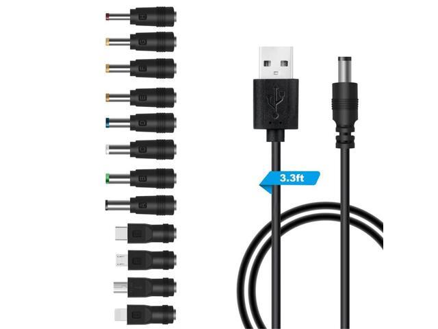 USB DC Power Cord Charging Cable DC Adapter Regulated Switching Power ...