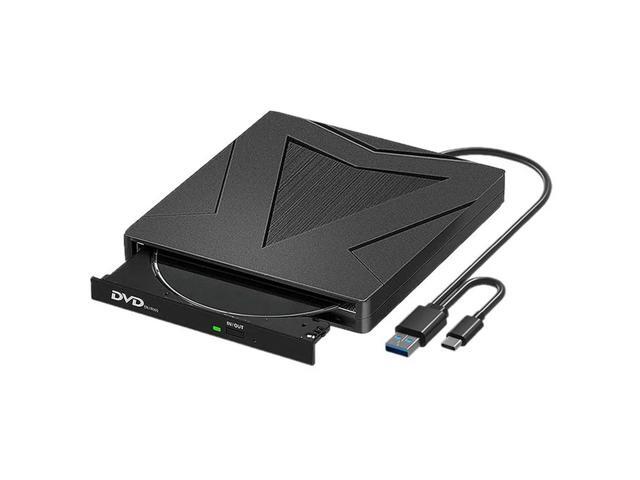 Portable External CD Burner Writer Recorder Dvd USB 3.0 +/-RW Drive ...