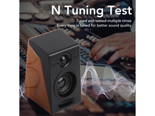 HIFI Bass PC Speakers USB Powered Stereo Sound Enhanced Bass Adjustable ...