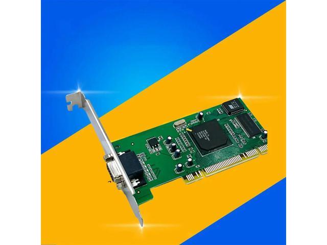 2X Desktop Computer PCI Graphics Card ATI Rage XL 8MB Tractor Card VGA ...