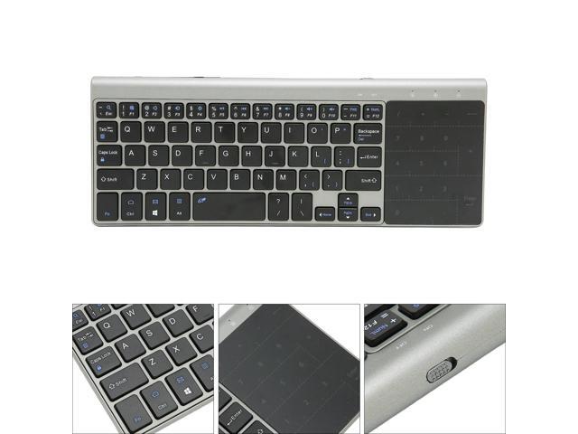 2.4G Wireless Keyboard Touchpad 2 in 1 Portable Compact Multi Device ...