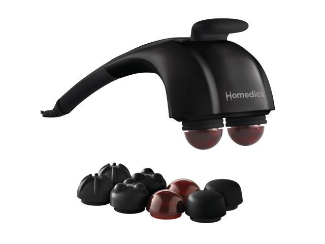 Handheld Back Massager, Dual Heated Nodes, Neck, and Body Percussion ...