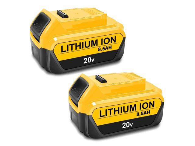 DEWALT 20V MAX 8.5Ah XR Battery Replacement for DCB208-2/DCB207-2, 2 ...