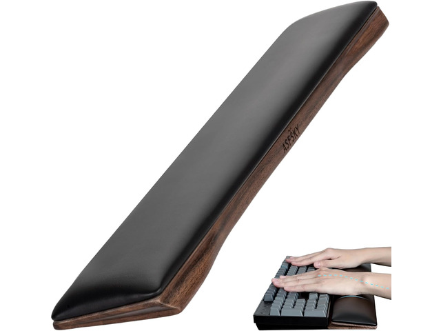 Keyboard Wrist Rest with Memory Foam Anti-Slip Rubber Base Ergonomic ...