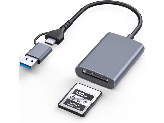 CFexpress Type A Card Reader USB-C/USB-A 2-in-1 to CF Express Type A ...