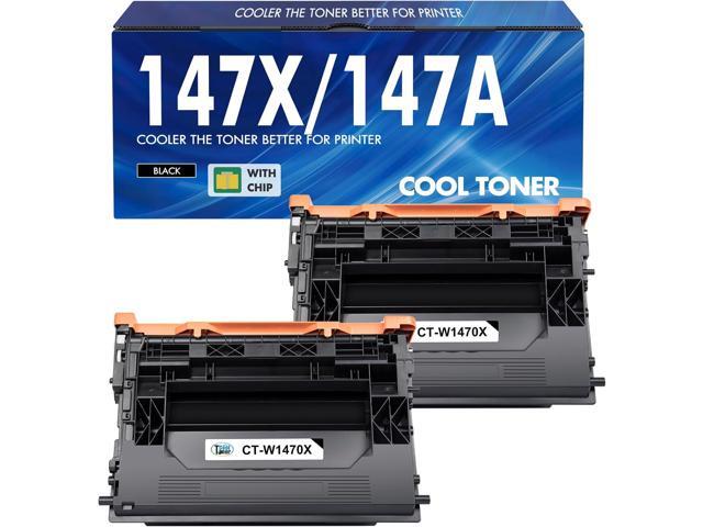 147X 147A Black Toner Cartridge Compatible for HP 147X 147A M612 M611 ...