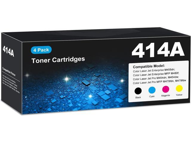 414A Toner Cartridge 4 Pack High Yield MFP M479fdw (with Chip ...