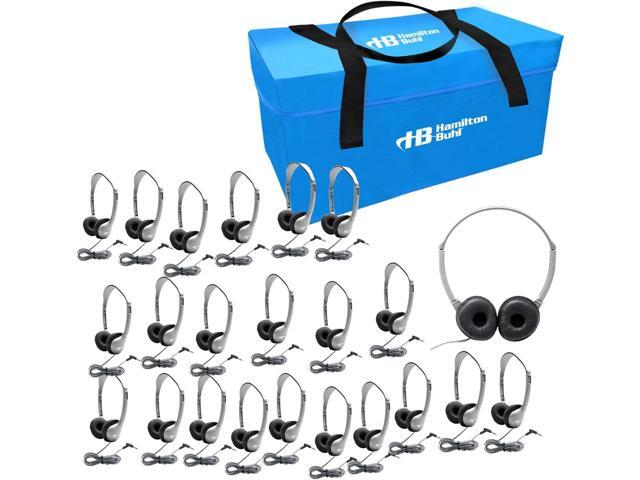 Hamilton Buhl Lab Pack, 24 MS2L Personal Headphones in a Carry Case ...