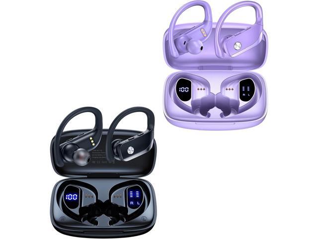 bmani 2 Sets Wireless Earbuds Bluetooth Headphones 48hrs Play Back ...