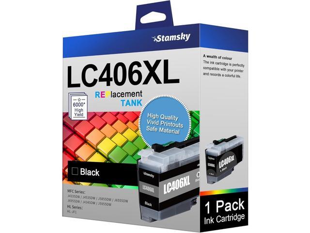 LC406XL Ink Cartridges for Brother Printer for Brother LC406 Ink ...
