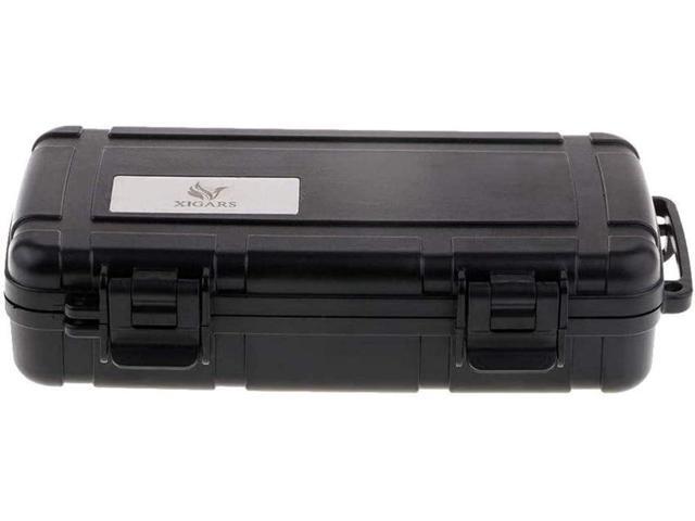 Cigar Travel Humidor Case with Humidifier Cigar Cutter Punch Hold ...
