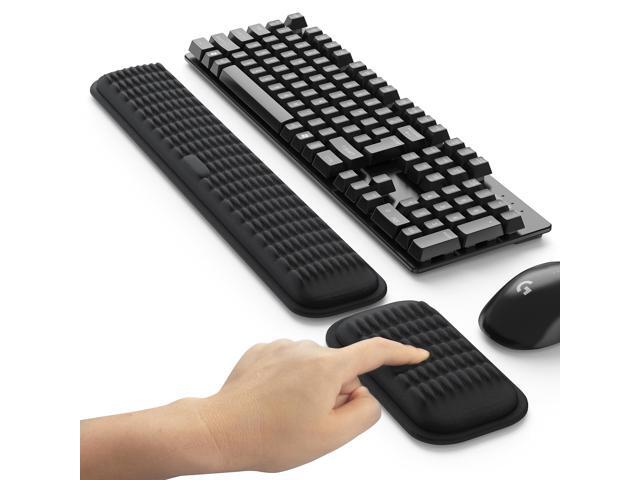 Ergonomic Wrist Rest for Keyboard and Mouse, Soft Memory Foam Keyboard ...