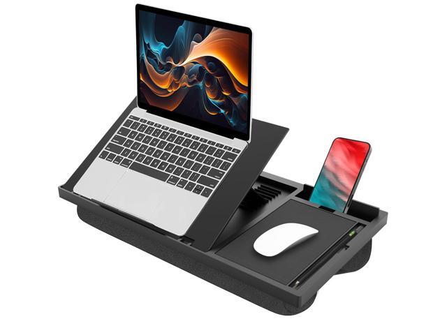 Laptop Lap Desk with Cushion - 9 Adjustable Angles, Fits Up to 15.6 ...