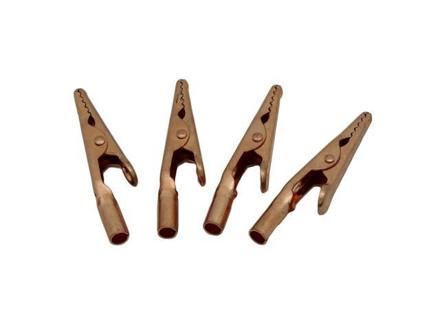 Solid Copper Alligator Clips 4pc 2-inch Crocodile Jaw Soldering Heat ...