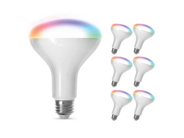 BR30 Smart LED Light Bulbs, 65W Equivalent, Dimmable, Color Changing ...