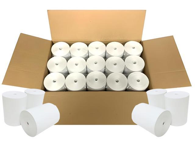 3 1/8" x 190' Thermal Receipt Paper Rolls For Most POS Systems and ...