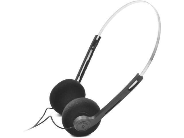 SOEWIOU Black Retro Over-Ear Earphones,Mini Stereo Lightweight ...