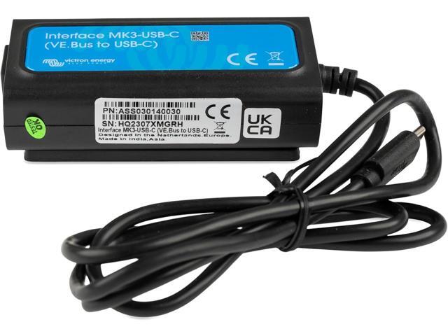Victron Energy MK3-USB-C Interface VE.Bus to USB-C Cable for GX Device ...