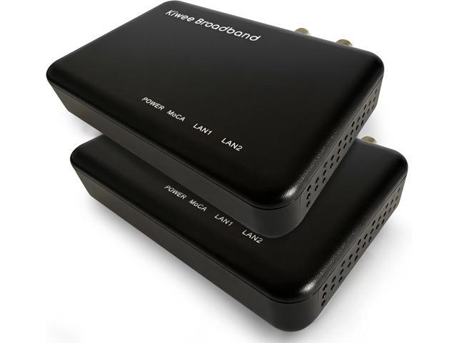 MoCA 2.5 Adapter with Dual 2.5GbE Ports (2-Pack) | Extended E Band ...