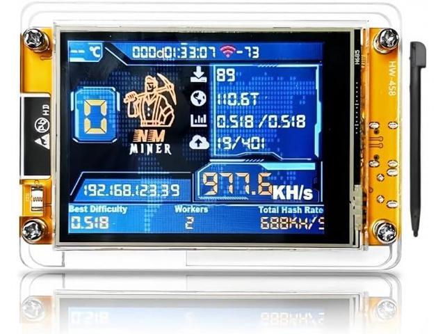 Mini Bitcoins Miner USB,NM Miner V2,ESP32 986 kh/s Crypto Miner,2.8 ...