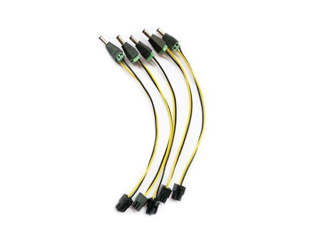 12V DC Input ATX Power Supply Connectors Cable - 20CM, 6pin to 12V DC ...